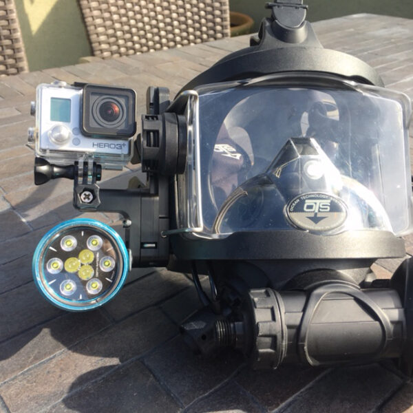 GoPro / Light Combination Mount for Accessory Rail System - Ocean ...