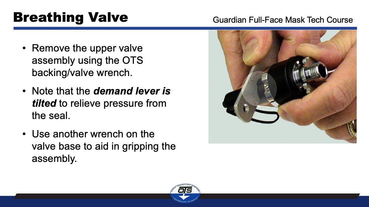 Remove Upper Valve Assembly - Ocean Technology Systems