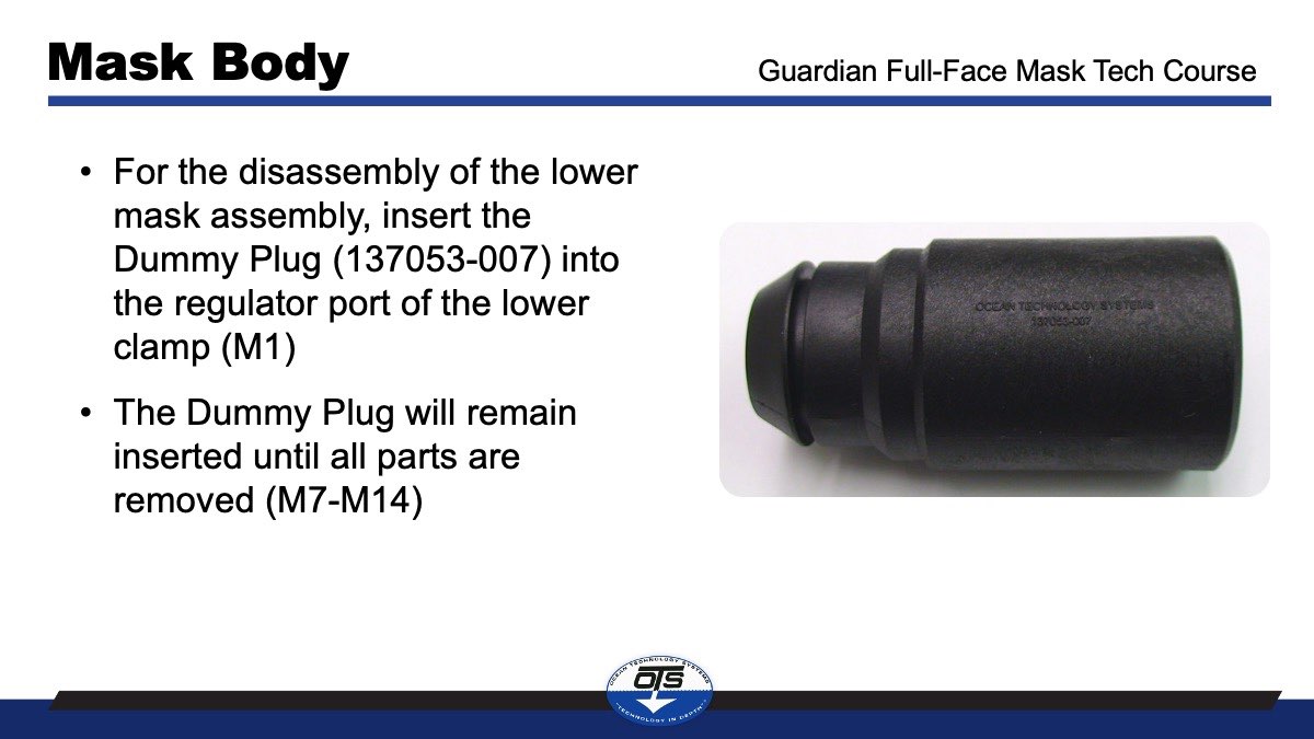 Install Dummy Plug - Ocean Technology Systems